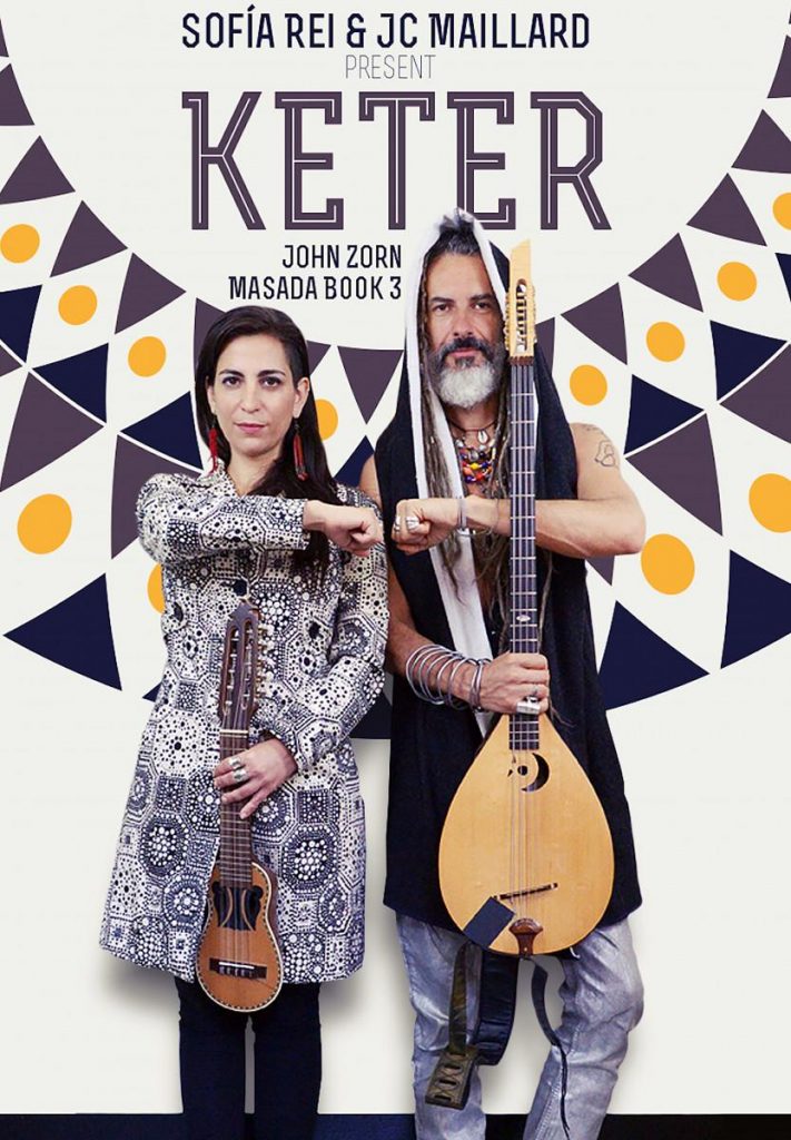 Sofia Rei (Argentīna) un JC Maillard (Francija) koncertprogrammā KETER no Džona Zorna (John Zorn ...